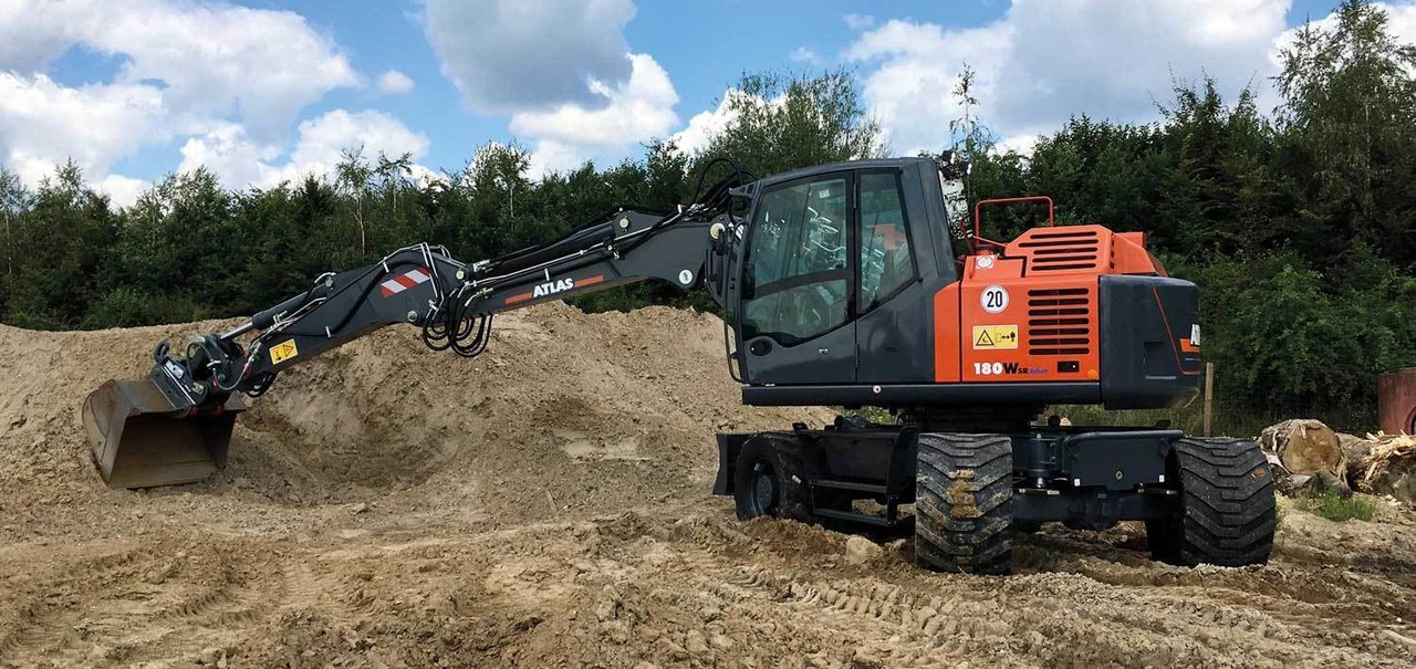 Atlas Mobilbagger 180 W SR Kurzheck | Böhrer Baumaschinen
